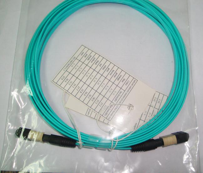 40G Base - SR4 MPO MTP Optical Fiber Cable Assembly For Data Center ...