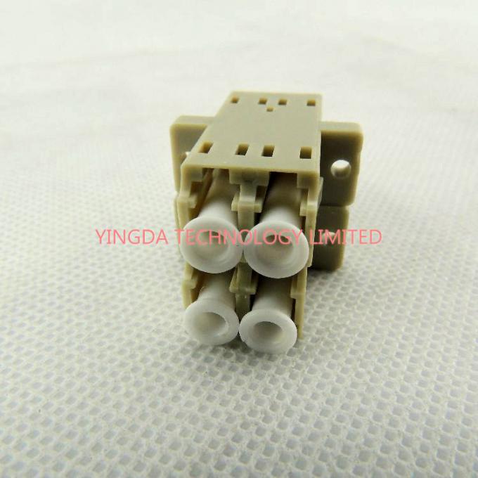 LC Multimode Fiber Optic Adapter Coupler Duplex Ceramic Ferrule , LC ...
