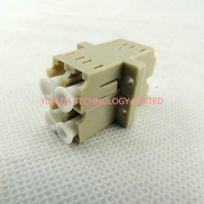 LC Multimode Fiber Optic Adapter Coupler Duplex Ceramic Ferrule , LC ...