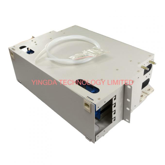 ST SC or FC adapters 48 core fiber patch panel in the fiber 4*12 rack ...