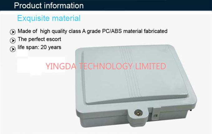 12 Core Plastic Optical Terminal Box, 12 Port Optical Fiber Termination box