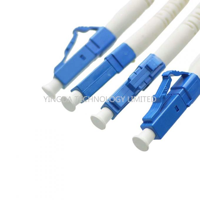 Duplex Fiber Optic LC - LC Single mode Patch Cord , Fiber Patch Cable ...
