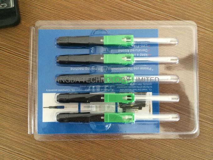 SC / APC Fusion Splice - On FIC Field Installable Connector SC 0.9mm