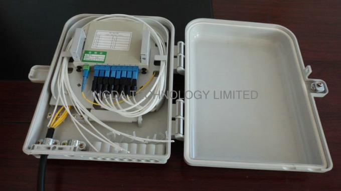 Wall Mounting 16 Port Outdoor Fiber Optic Splitter Box 1x16 PLC Splitter