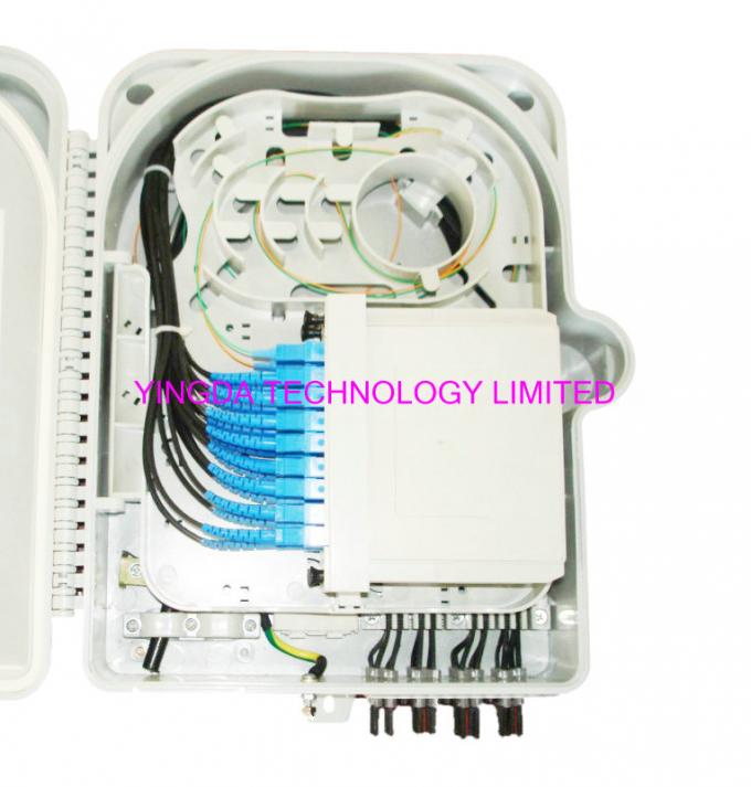 24 Cores Fiber Optic Distribution Box For Uncut Cable , Mid Span Access ...