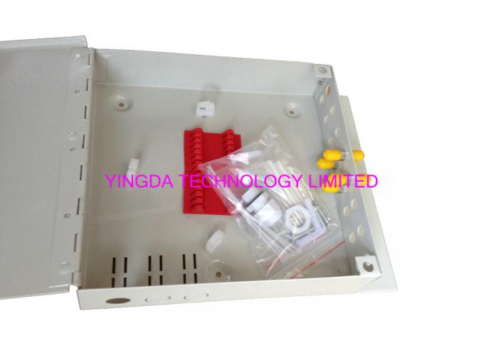 Indoor Floor Fiber Customer Terminal Box Metal Wall mount , ST Optical ...