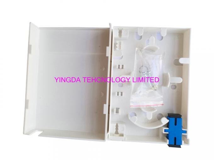 1 Port FTTH Box indoor Wall Mounting Resident Fiber Optical ...