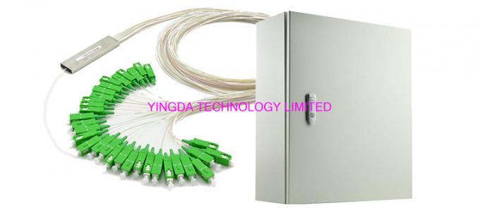 1/16 Fiber Optic PLC Splitter Ribbon Broadband FTTH Splitter Coupler 1 x 16