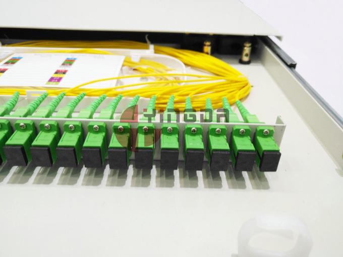 19" ODF SC 24Port Sliding Drawer Fiber Optic Patch Panel Distribution ...