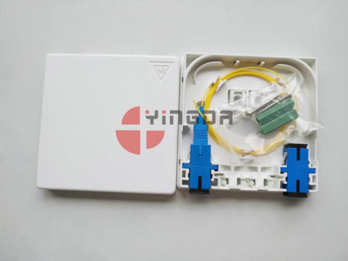 FTTH Socket Panel In Buildings Wall Mounting With Screws Front Cable ...