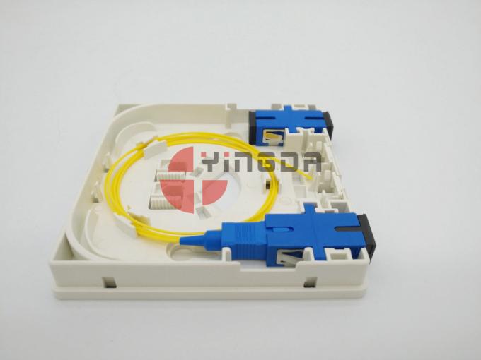 2 Port Fiber Optic Termination Box With SC/APC fiber optic junction box