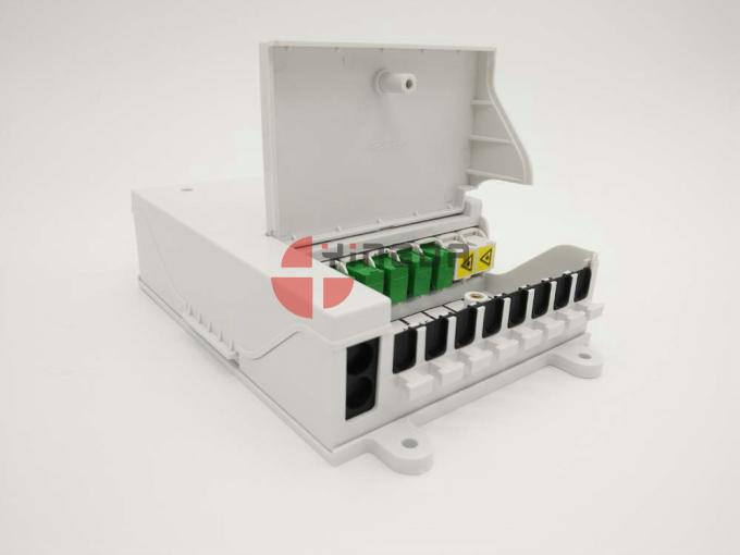 NAP Indoor Fiber Optic Termination Box with 1x8 Splitter White FTTH SC ...