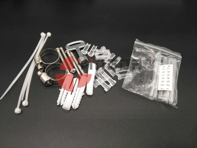 Indoor Outdoor 8 Ports FTTH Fiber Termination Box Screw Lock For LGX ...