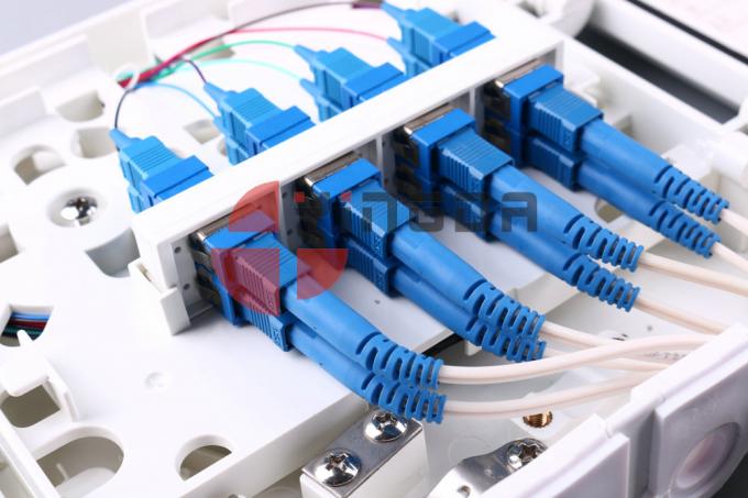 Outdoor ABS Optical Splitter Box 8 Cores , Uncut cable Termination Box ...