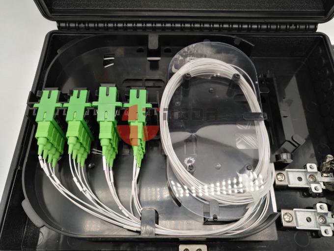 YINGDA 16 Cores Outdoor Wall Mount Fiber Optic Splitter Box IP68 PC+ABS ...