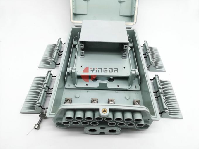 16 Outputs Fiber Optic Splitter Box With LGX Module Splitter Outdoor ...