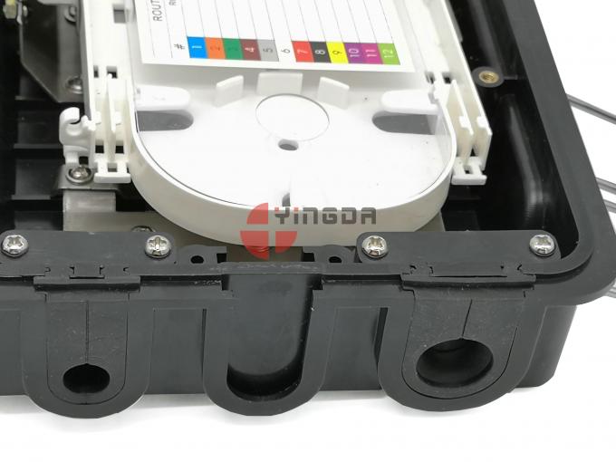 FTTH Distribution Fiber Cable Joint Box Waterproof 8 Cores With LGX Module