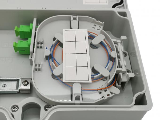 Outdoor IP65 Fiber Optic Splitter Box Plastic 2 Ports Polymer Synthetic ...