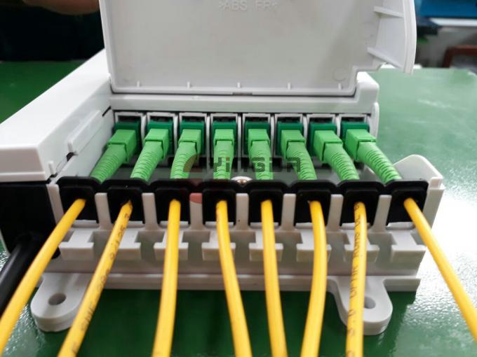 FTB Fiber Optic Termination Box 1 To 8 PLC Splitter Fanout 900um With ...
