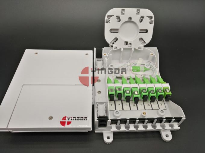 Indoor Outdoor Water-proof FTTH Terminal Box 8 Ports