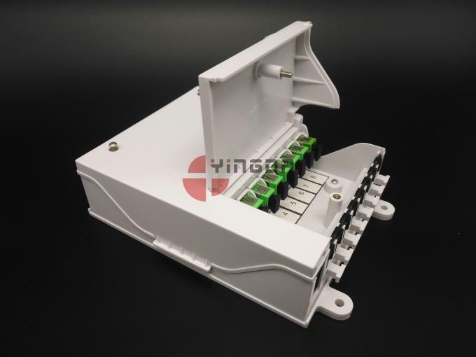 FTTH CPE Fiber Optic Termination Box With 1/8 Splitter SC G657A2 ...