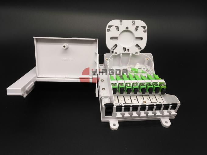FTTH CPE Fiber Optic Termination Box With 1/8 Splitter SC G657A2 ...