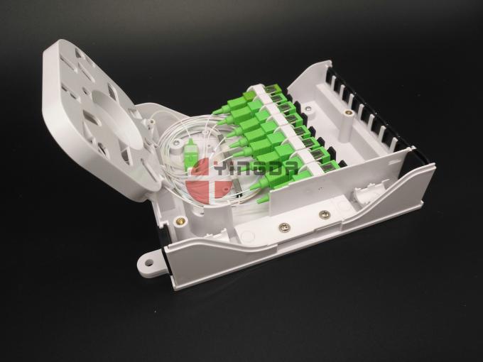 FTTH CPE Fiber Optic Termination Box With 1/8 Splitter SC G657A2 ...