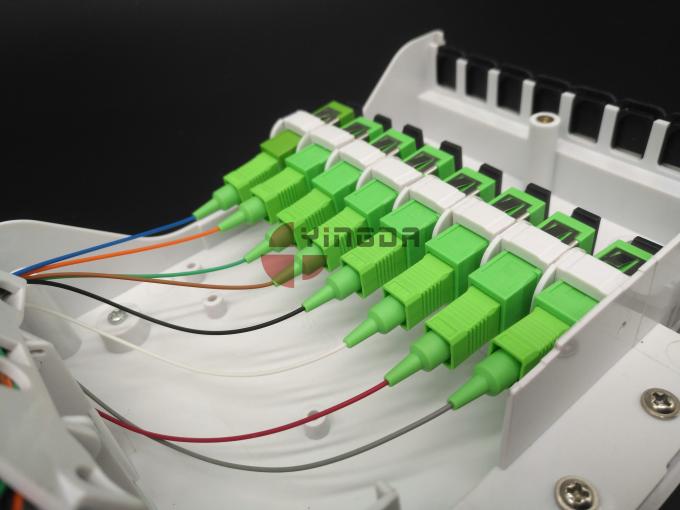 Indoor 8 Ports CPE Fiber Optic Distribution Terminated Cable Joint Box ...