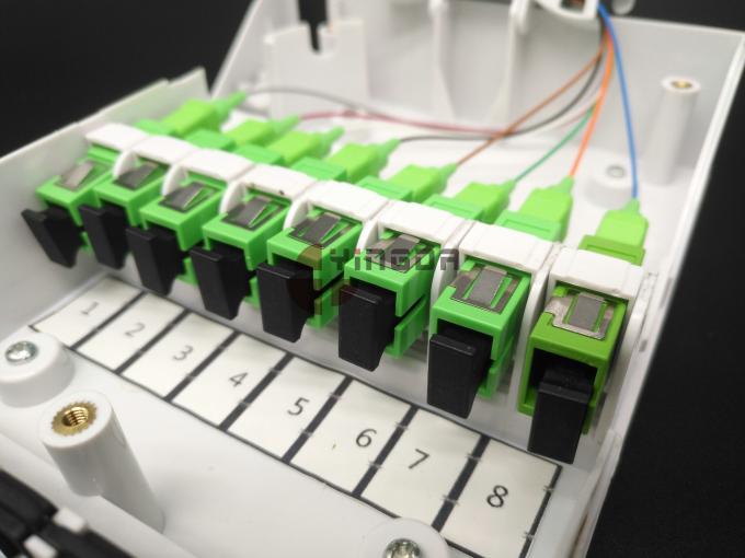 Indoor 8 Ports CPE Fiber Optic Distribution Terminated Cable Joint Box ...