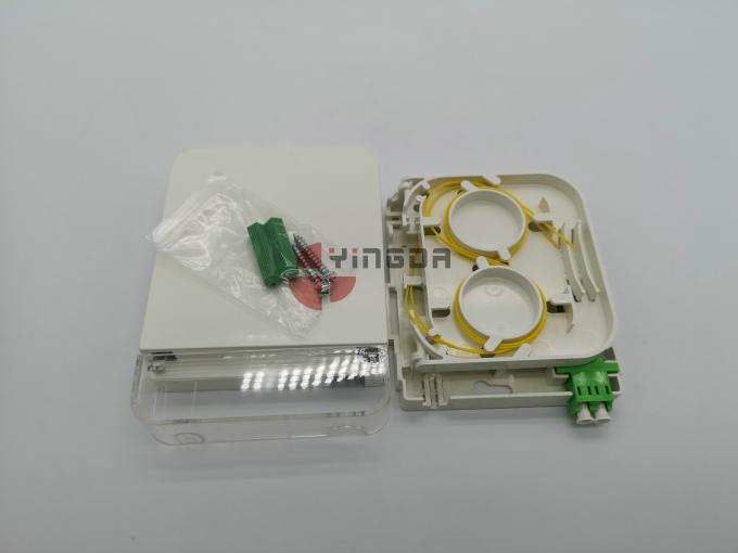 LC Fiber Optic Junction Box CPE Dustproof Face Plate Wall Outlet IP54 ...