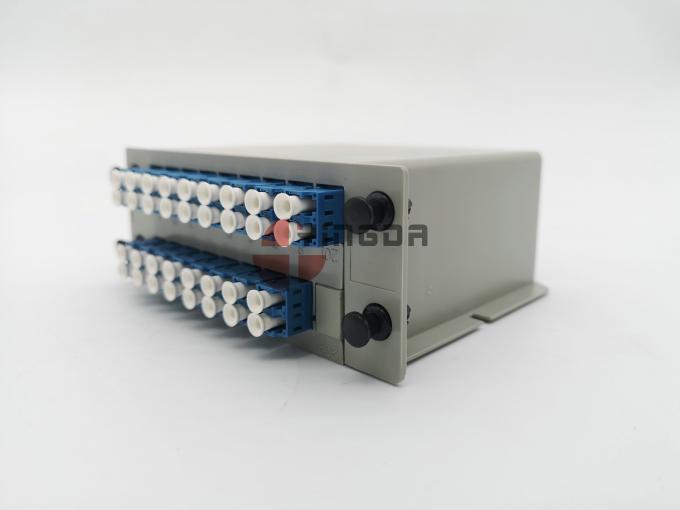 1x32 2x32 Lgx Plc Splitter Fiber Optic Cable Single Mode With LC SC Couplers