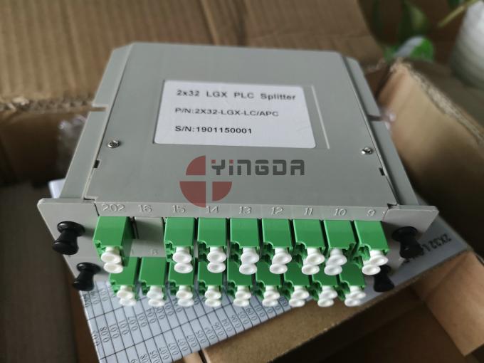 1x32 2x32 Lgx Plc Splitter Fiber Optic Cable Single Mode With LC SC ...