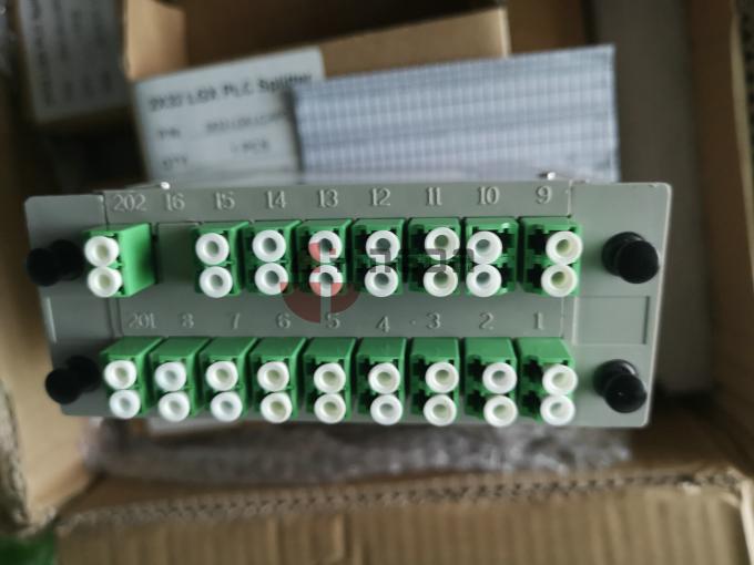 1x32 2x32 Lgx Plc Splitter Fiber Optic Cable Single Mode With LC SC ...