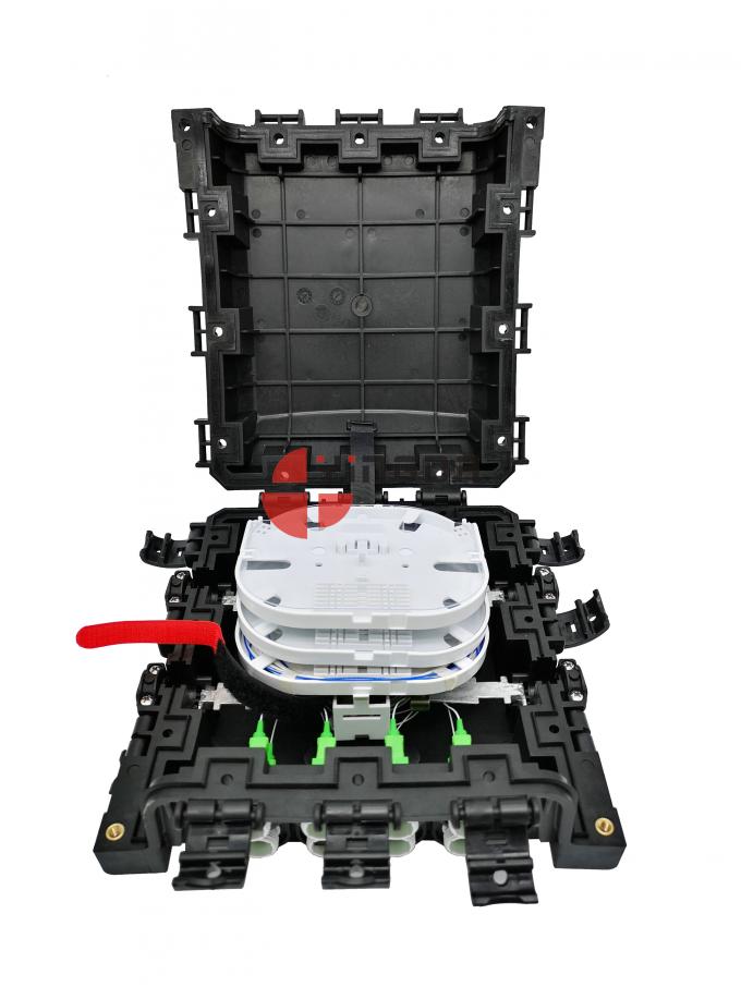 Inline Fiber Cable Joint Box IP65 Outdoor Pole Mount 36 Cores 8 SC Fast ...