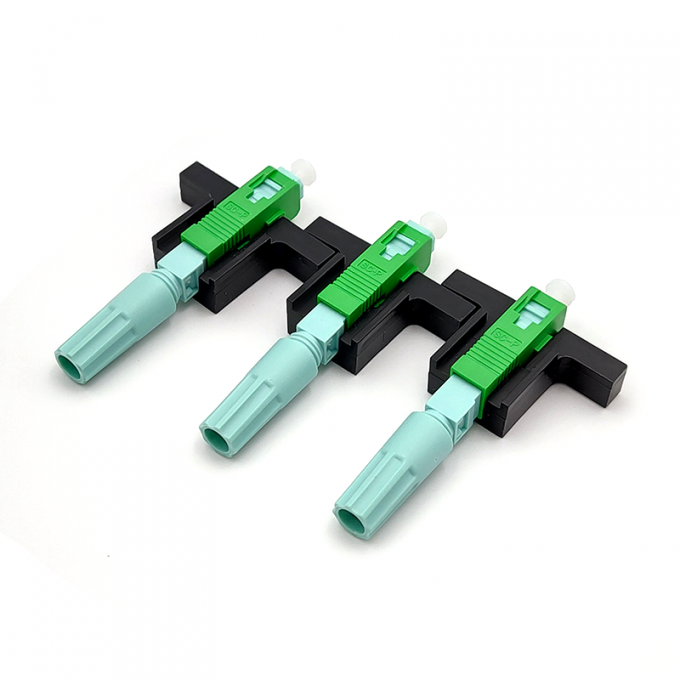 Indoor 5G FTTx 0.3dB Fast Connector Fiber Optic Quick Connector Single Mode