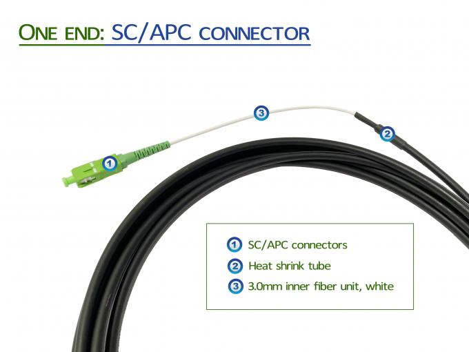 FTTA Base Station Fiber Optic Patch Cord 5.0mm Terminated With Supertap ...