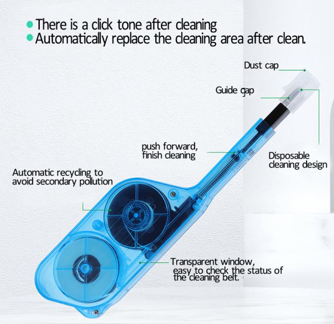 12 Fiber Tool Kits MPO MTP Cleaner One Click Optical Fiber Connector Cleaner 600 Times