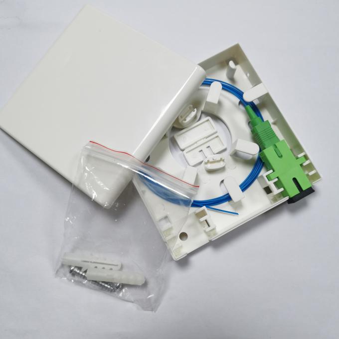 1 Port FTTH Fiber Optic Termination Box SC APC Socket Panel With ...