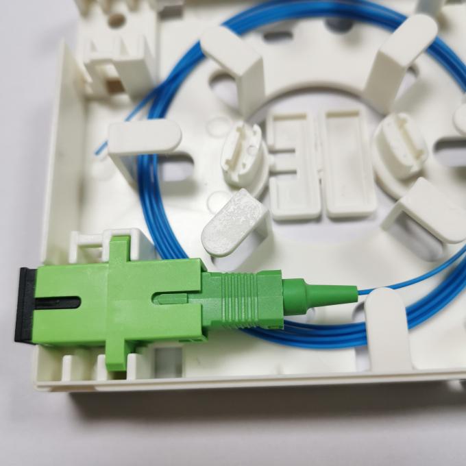 1 Port FTTH Fiber Optic Termination Box SC APC Socket Panel With ...