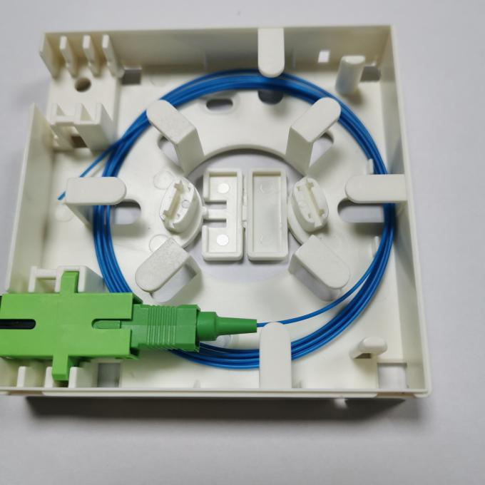 1 Port FTTH Fiber Optic Termination Box SC APC Socket Panel With ...