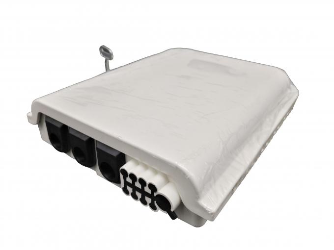 Indoor Outdoor 8 Ports FTTH Fiber Termination Box Screw Lock For LGX ...