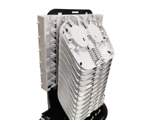 144 Cores FTTH Dome Fiber Optic Splice Closure IP68 Mechanical Seal ...