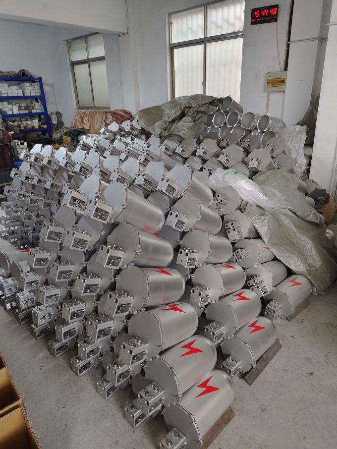 192 Cores Aluminum Alloy Joint Box 4 Ports Fiber Dome Enclosure for ...