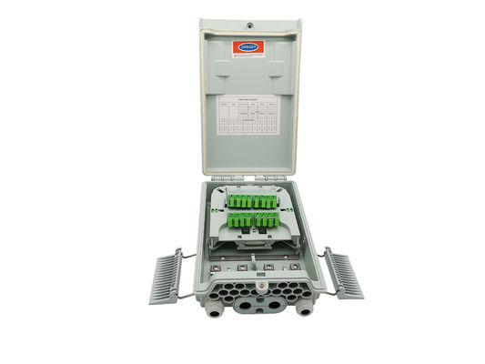 16 Core CTO NAP Optical Fiber Splitter Distribution Box Enclosure PP ...