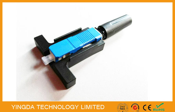 Single Mode Field Installable Connector , Terminated Fiber Connector SC PC