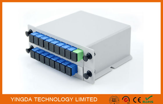 GPON Network PLC Optical Fiber LGX Splitter Aluminum 2 Slot Cassette ...