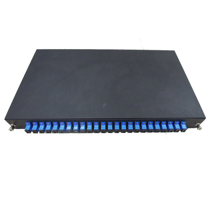 Standard Metal Sliding Tray Fiber Optic 19” Patch Panel 12 / 24 Port ...