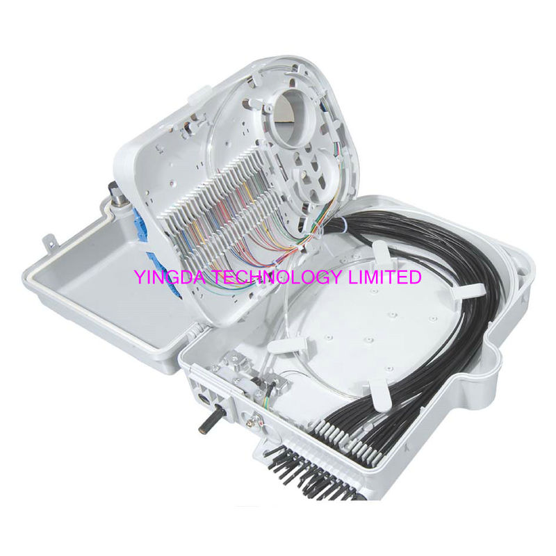 24 Cores Fiber Optic Distribution Box For Uncut Cable , Mid Span Access ...