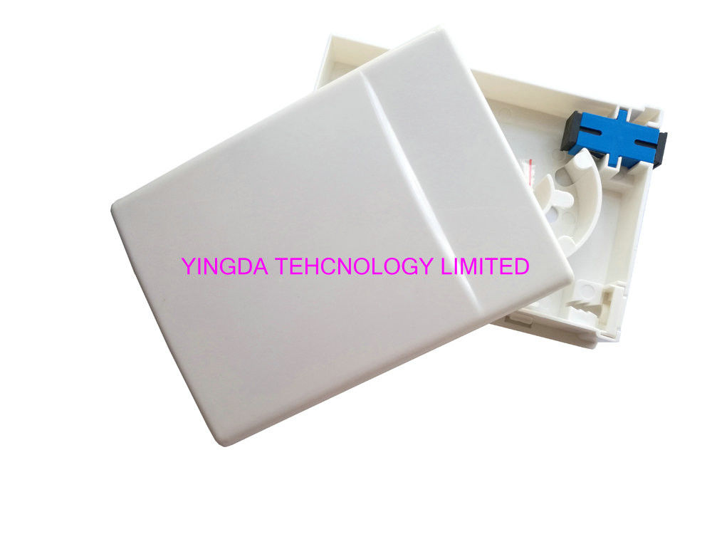 1 Port FTTH Box indoor Wall Mounting Resident Fiber Optical ...