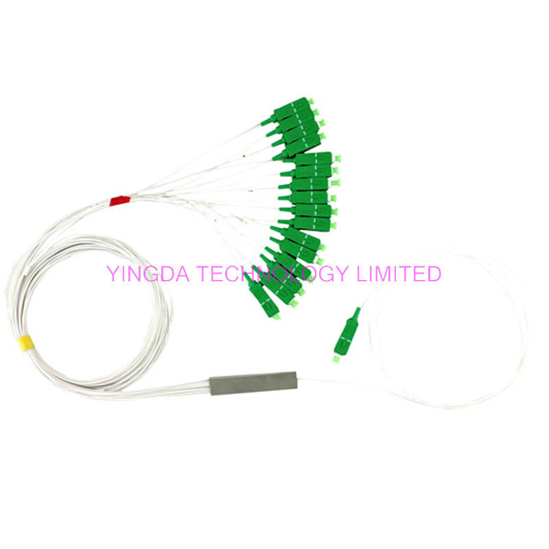 GPON FTTH Fiber Optic Passive Mini Optical Splitter 1*16 900um Single ...